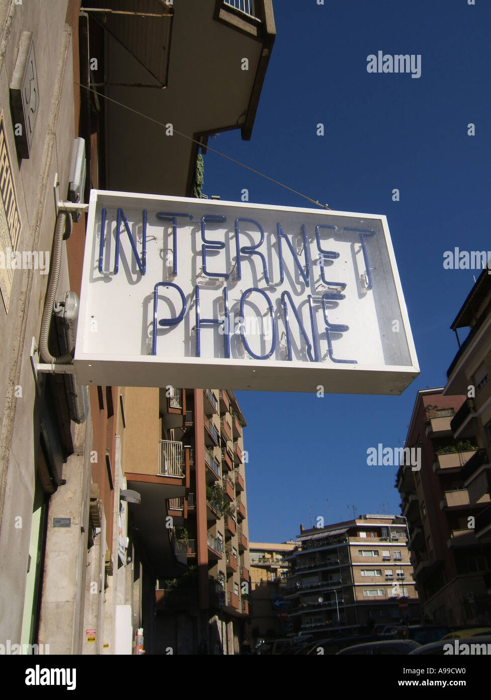 internet point in rome Stock Photo - Alamy