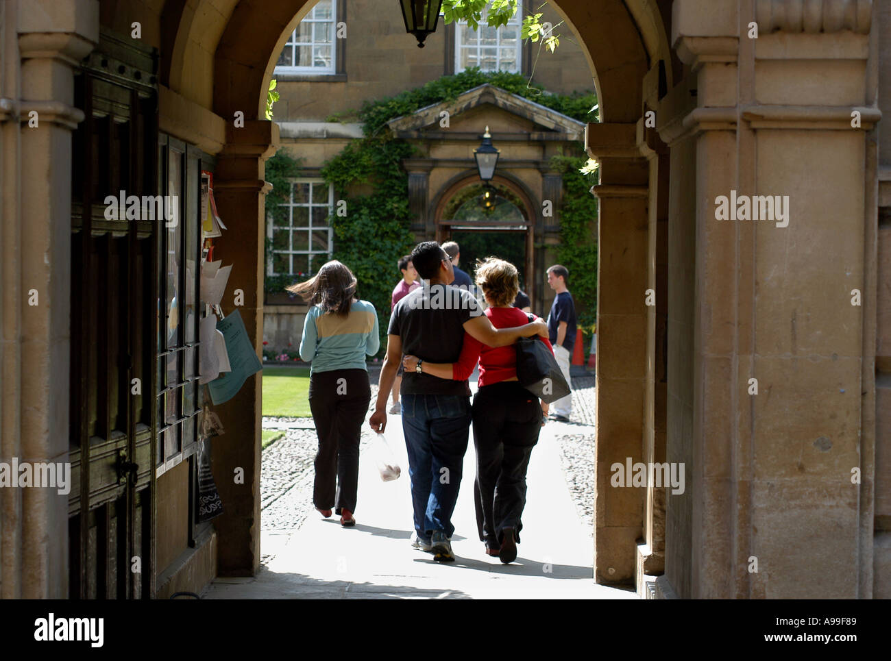 Cambridge University. Trinity Hall college Stock Photo - Alamy