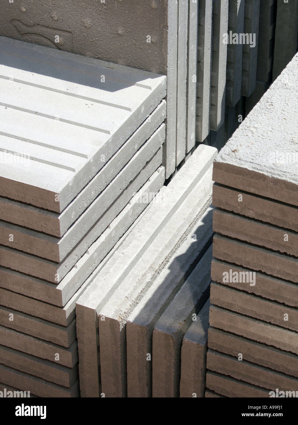 pile of stone slabs on building site Stock Photo - Alamy