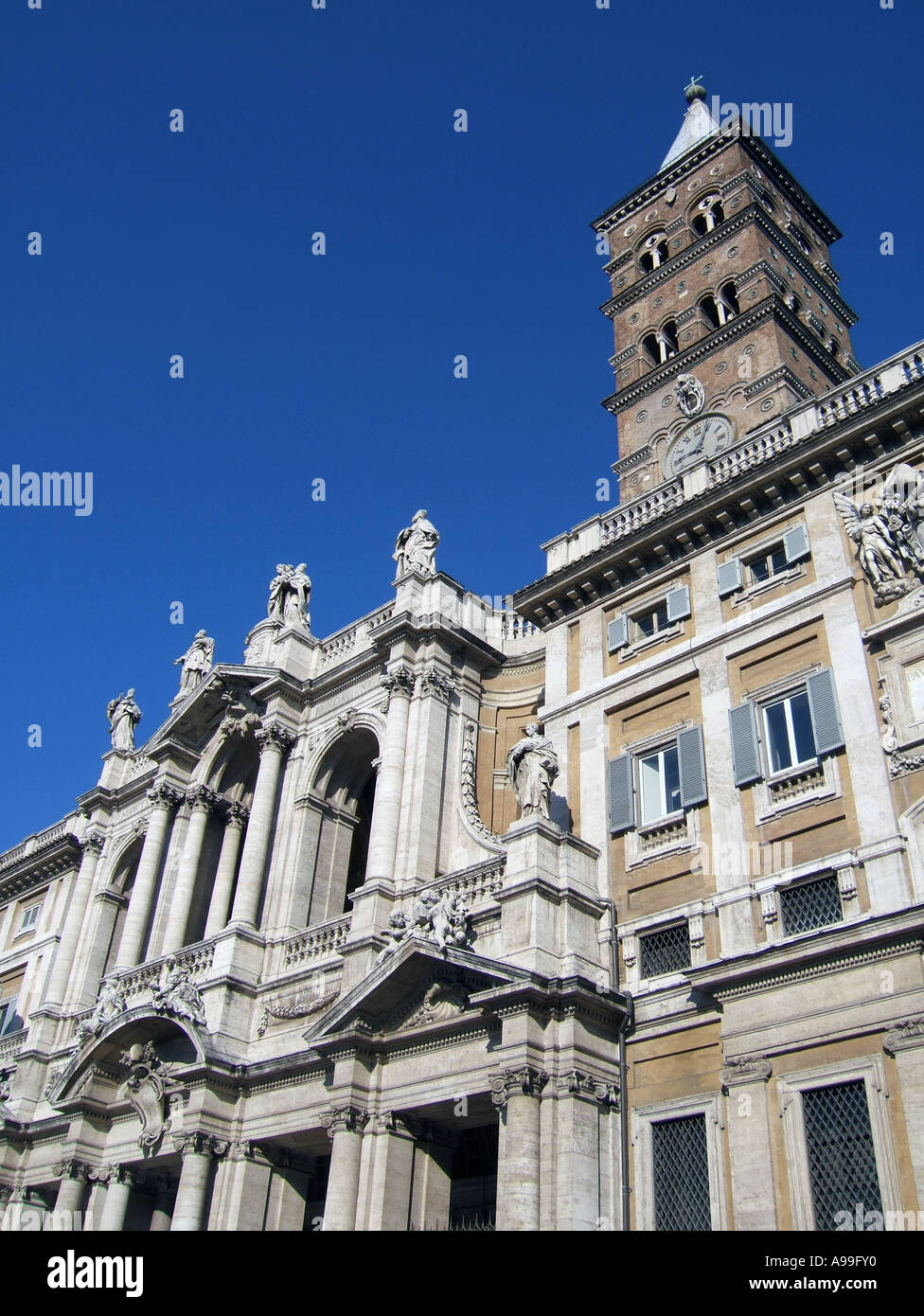 santa maria maggiore church in rome Stock Photo - Alamy