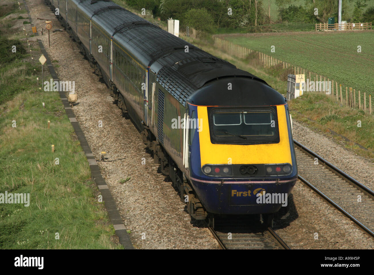 First Great Western High Speed Passenger Train Stock Photo - Alamy