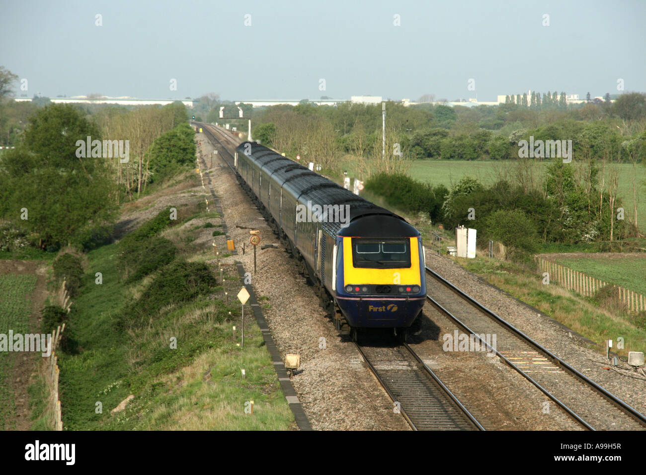 First Great Western High Speed Passenger Train Stock Photo - Alamy