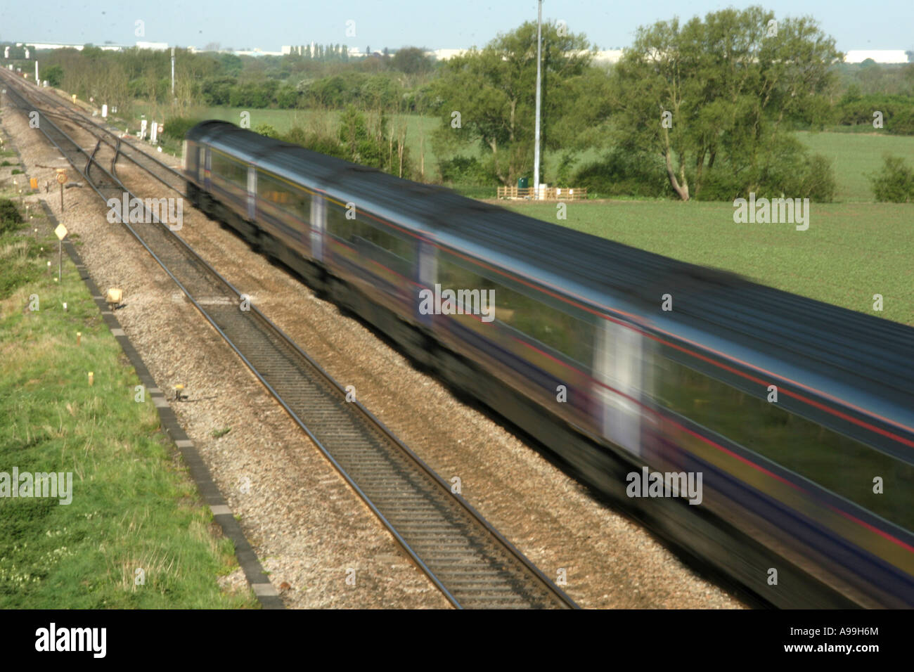 First Great Western High Speed Passenger Train Stock Photo - Alamy