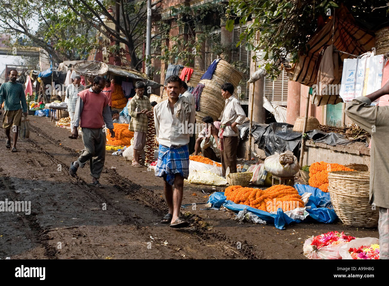 North calcutta street life hi-res stock photography and images - Alamy