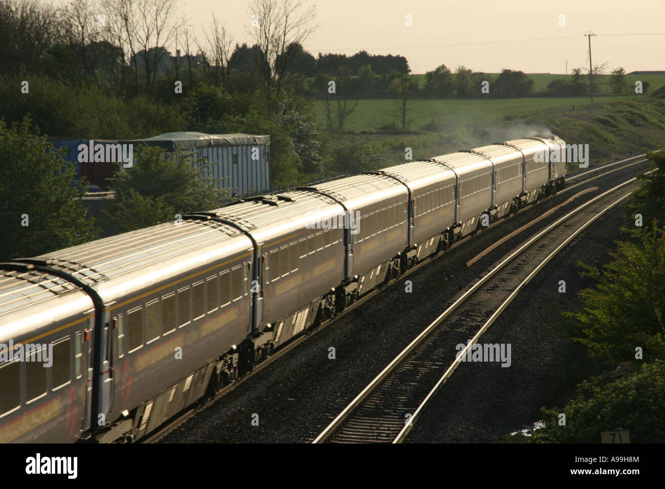 First Great Western High Speed Passenger Train Stock Photo - Alamy