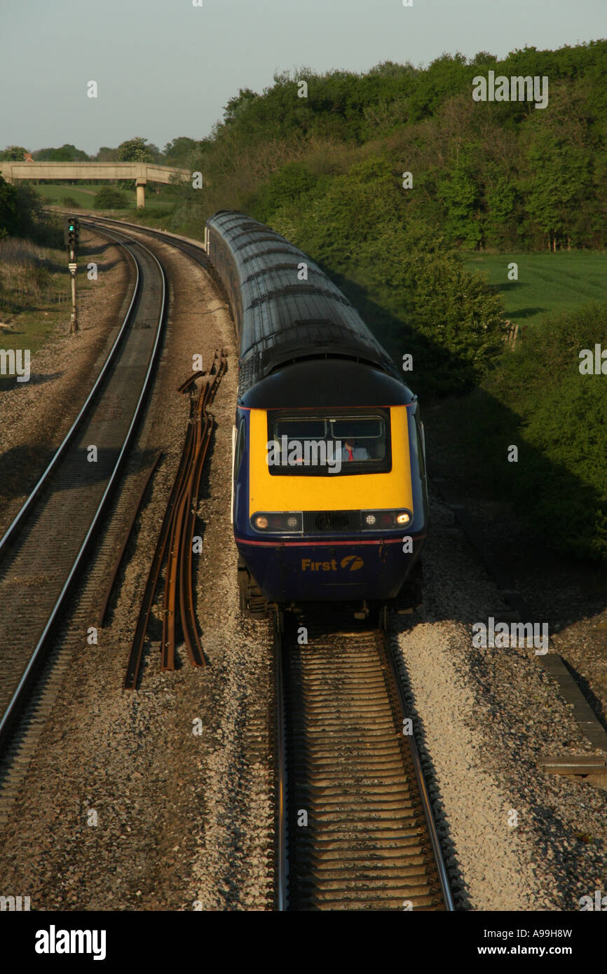 First Great Western High Speed Passenger Train Stock Photo - Alamy