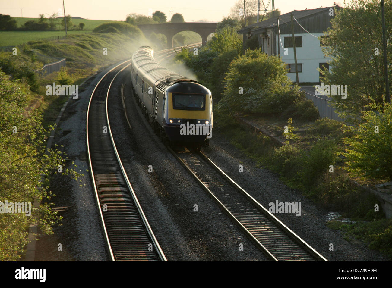 First Great Western High Speed Passenger Train Stock Photo - Alamy