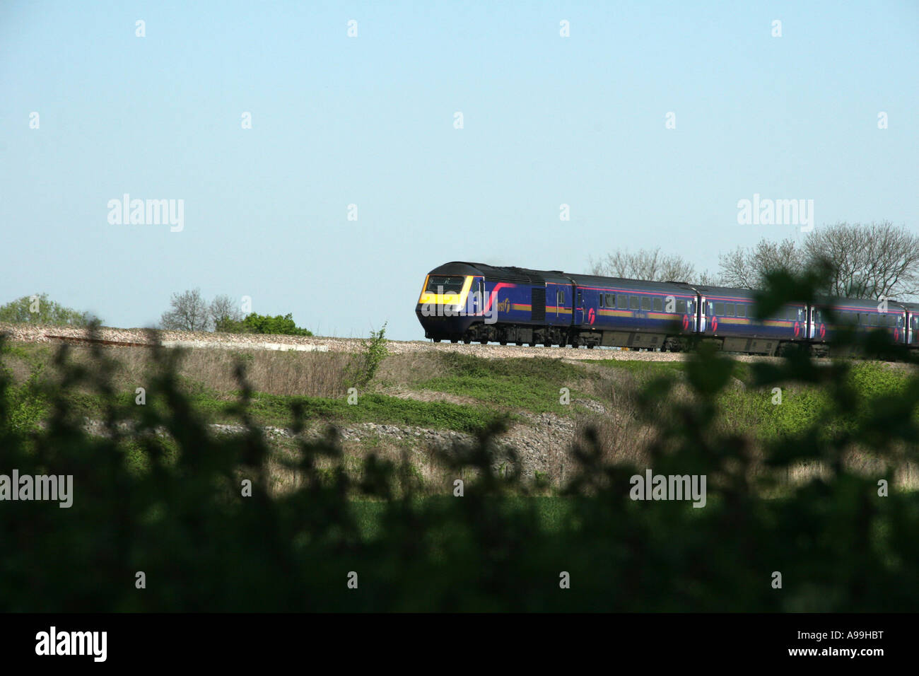 First Great Western High Speed Passenger Train Stock Photo - Alamy