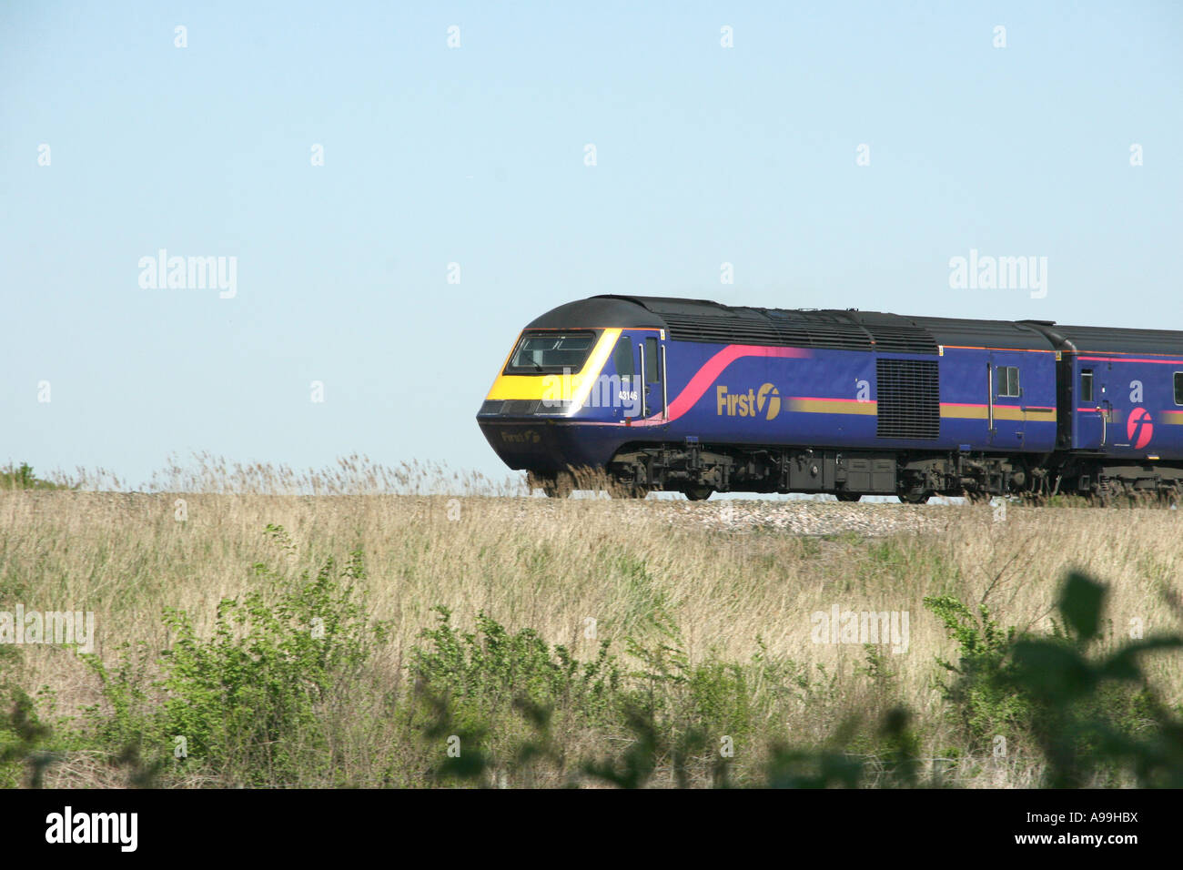 First Great Western High Speed Passenger Train Stock Photo - Alamy