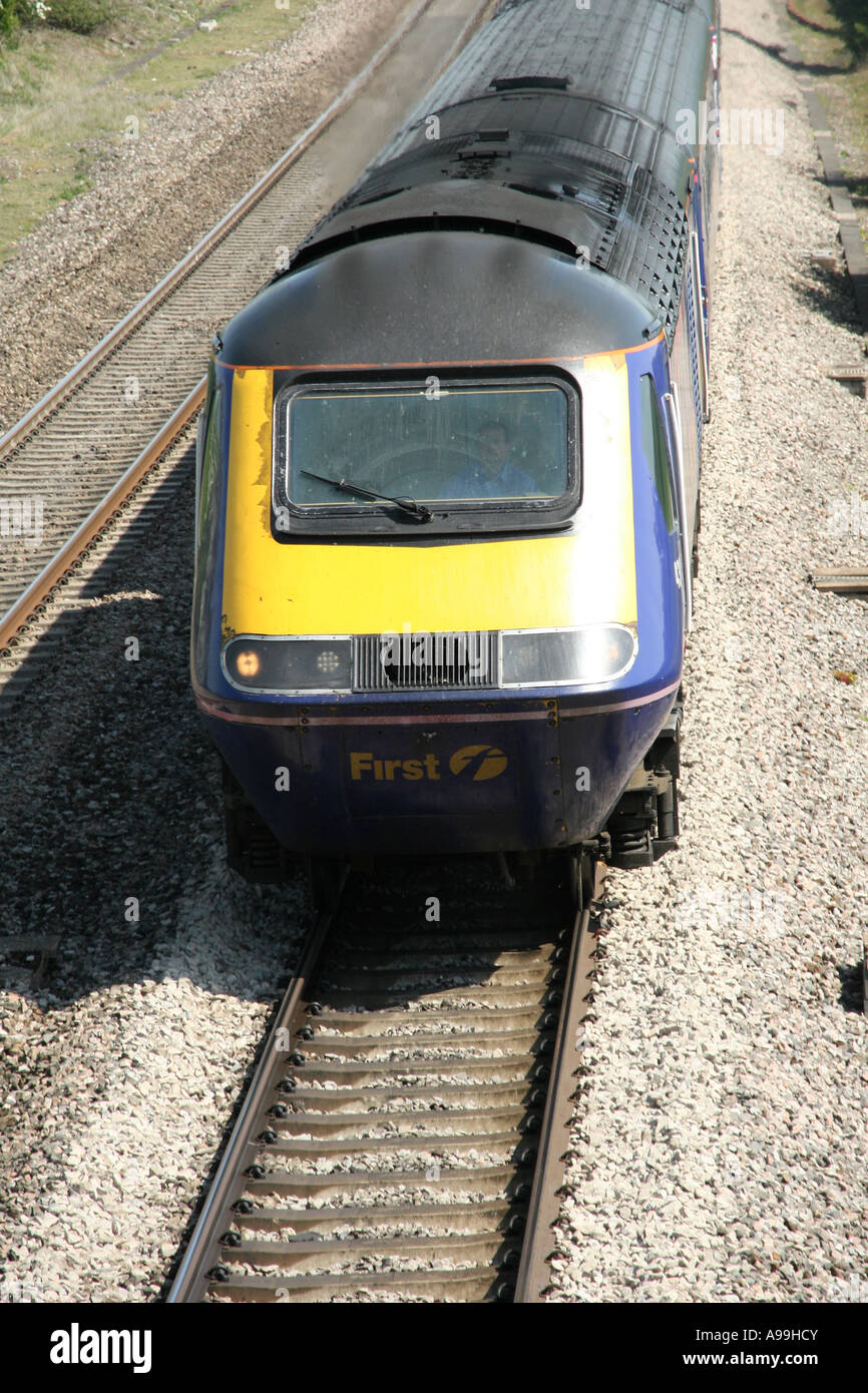 First Great Western High Speed Passenger Train Stock Photo - Alamy