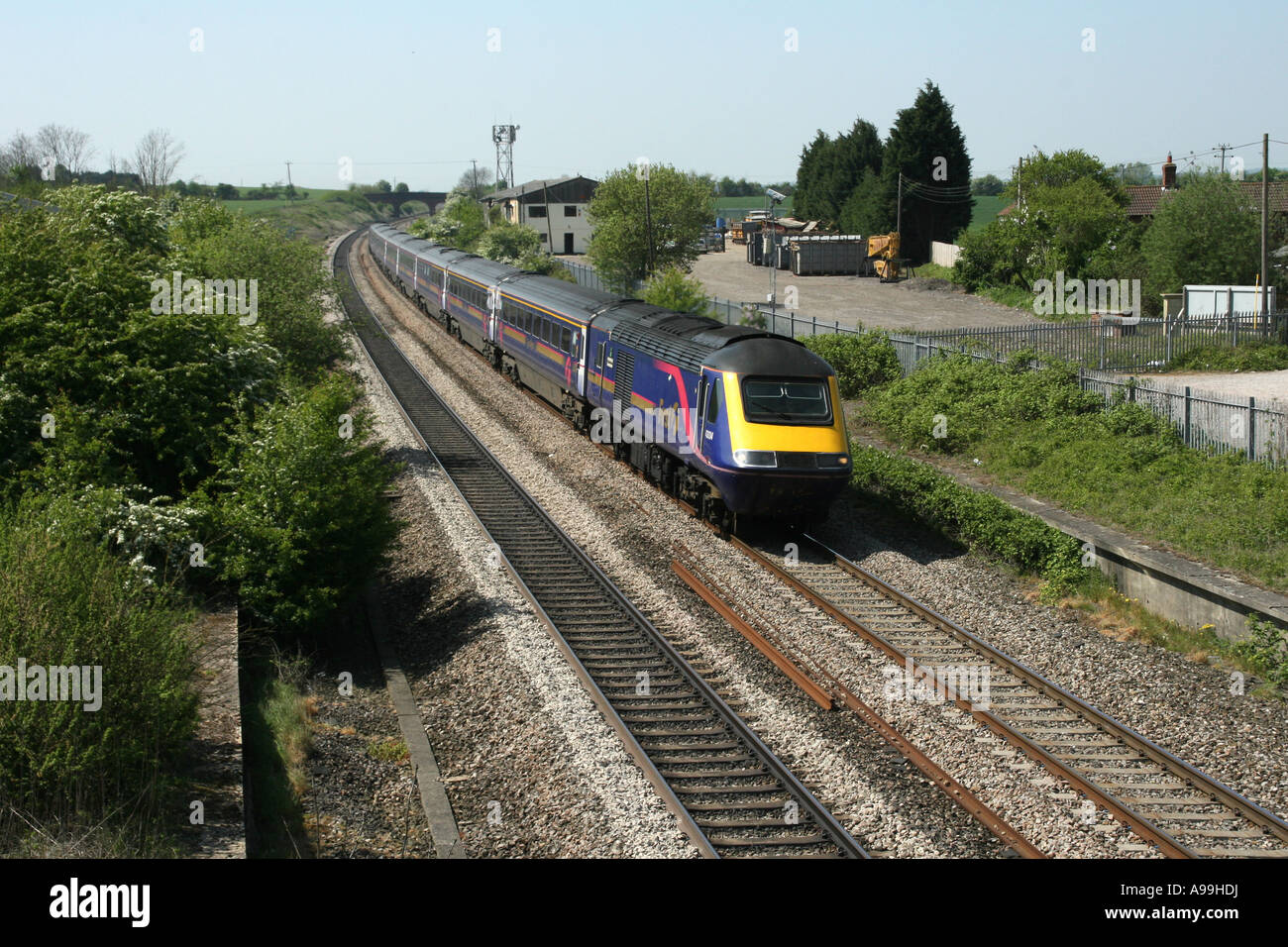 First Great Western High Speed Passenger Train Stock Photo - Alamy