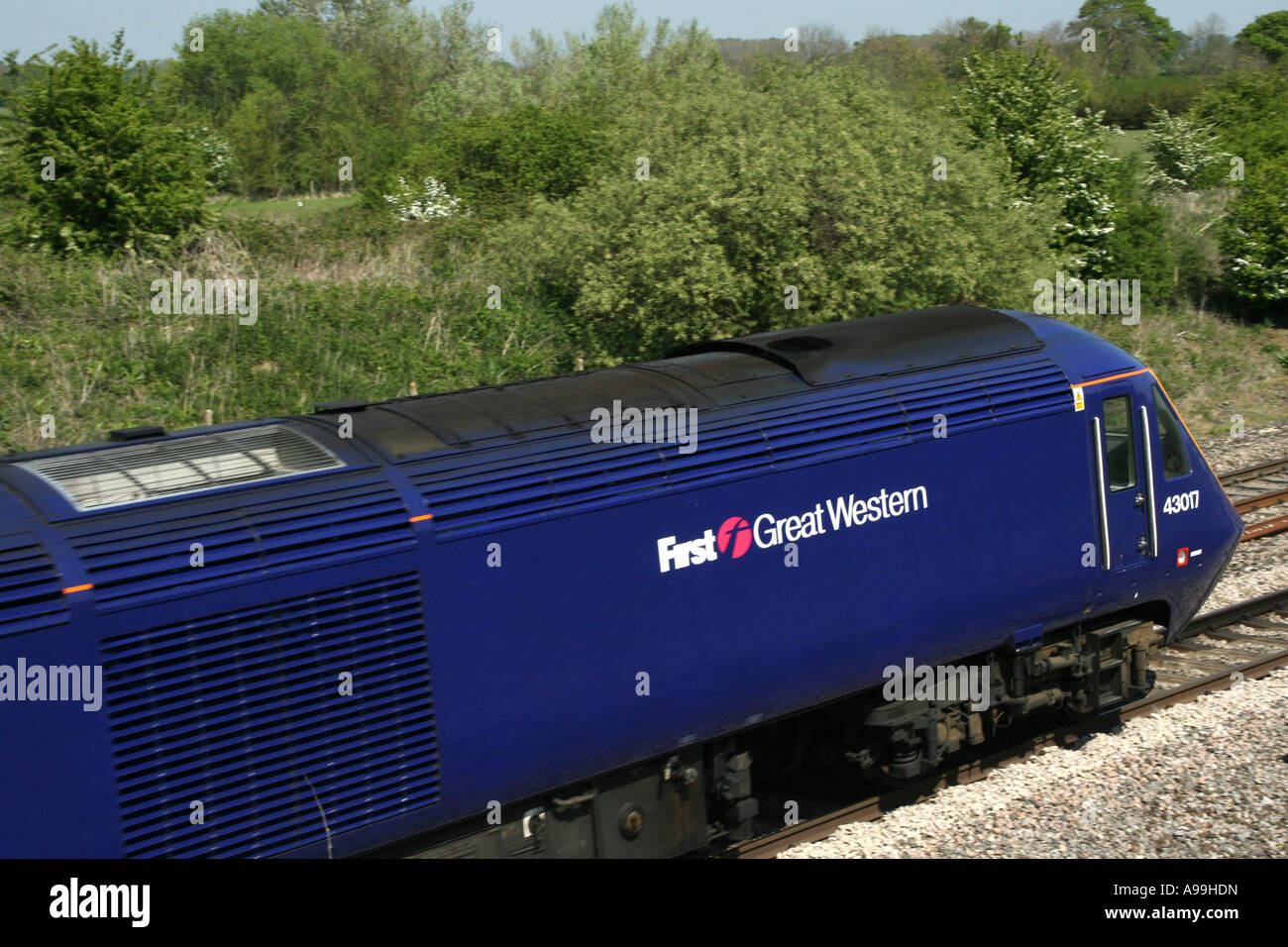 First Great Western High Speed Passenger Train Stock Photo - Alamy