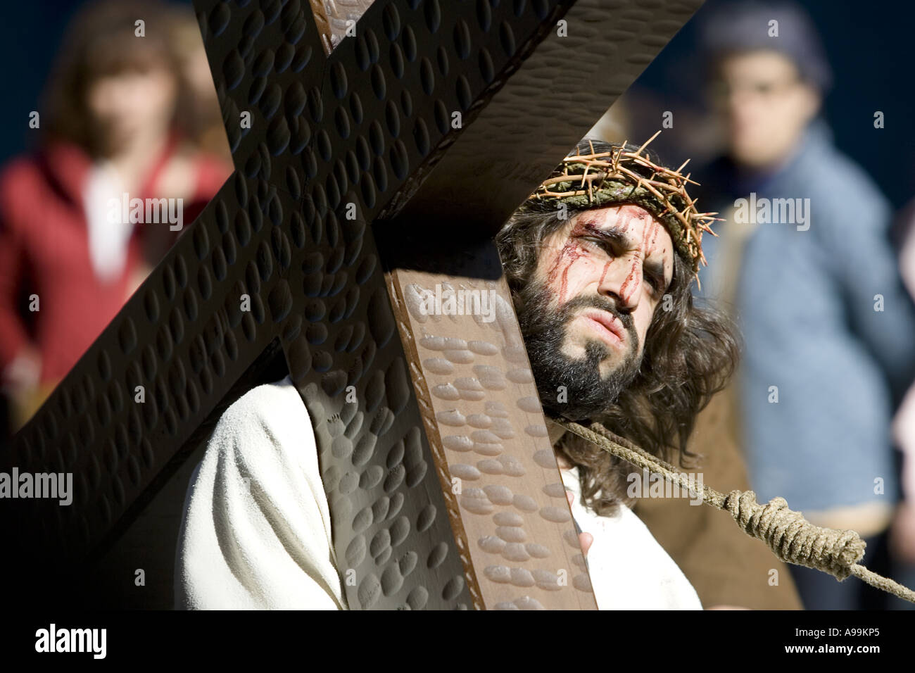 Jesus Carrying Cross Passion Of The Christ