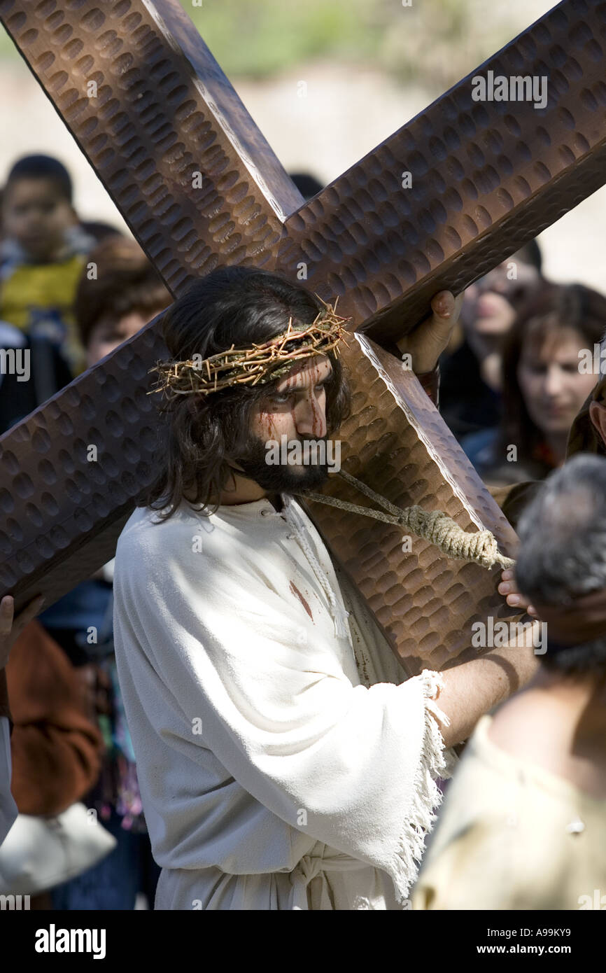 Jesus Carrying Cross Passion Of The Christ