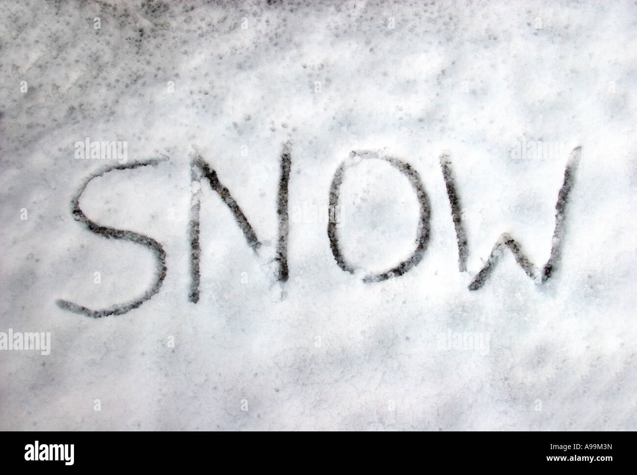 Finger writing in snow hi-res stock photography and images - Alamy