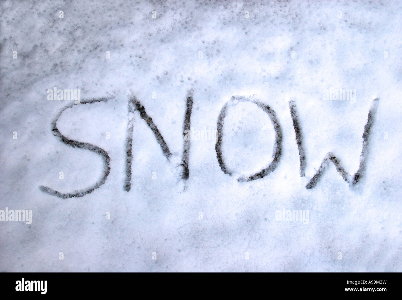 Finger writing in snow hi-res stock photography and images - Alamy