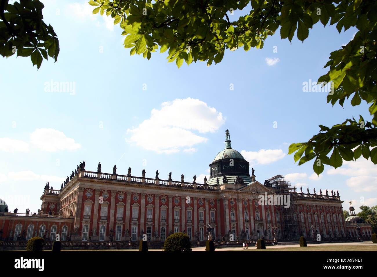 The New Palace in the estate of Potsdam near Berlin in Germany Stock ...