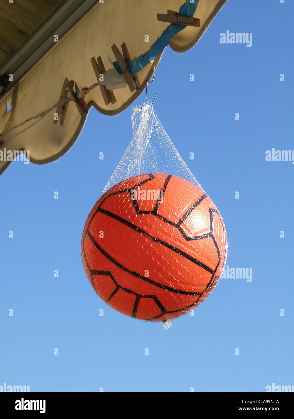 Hanging soccer net hi-res stock photography and images - Alamy