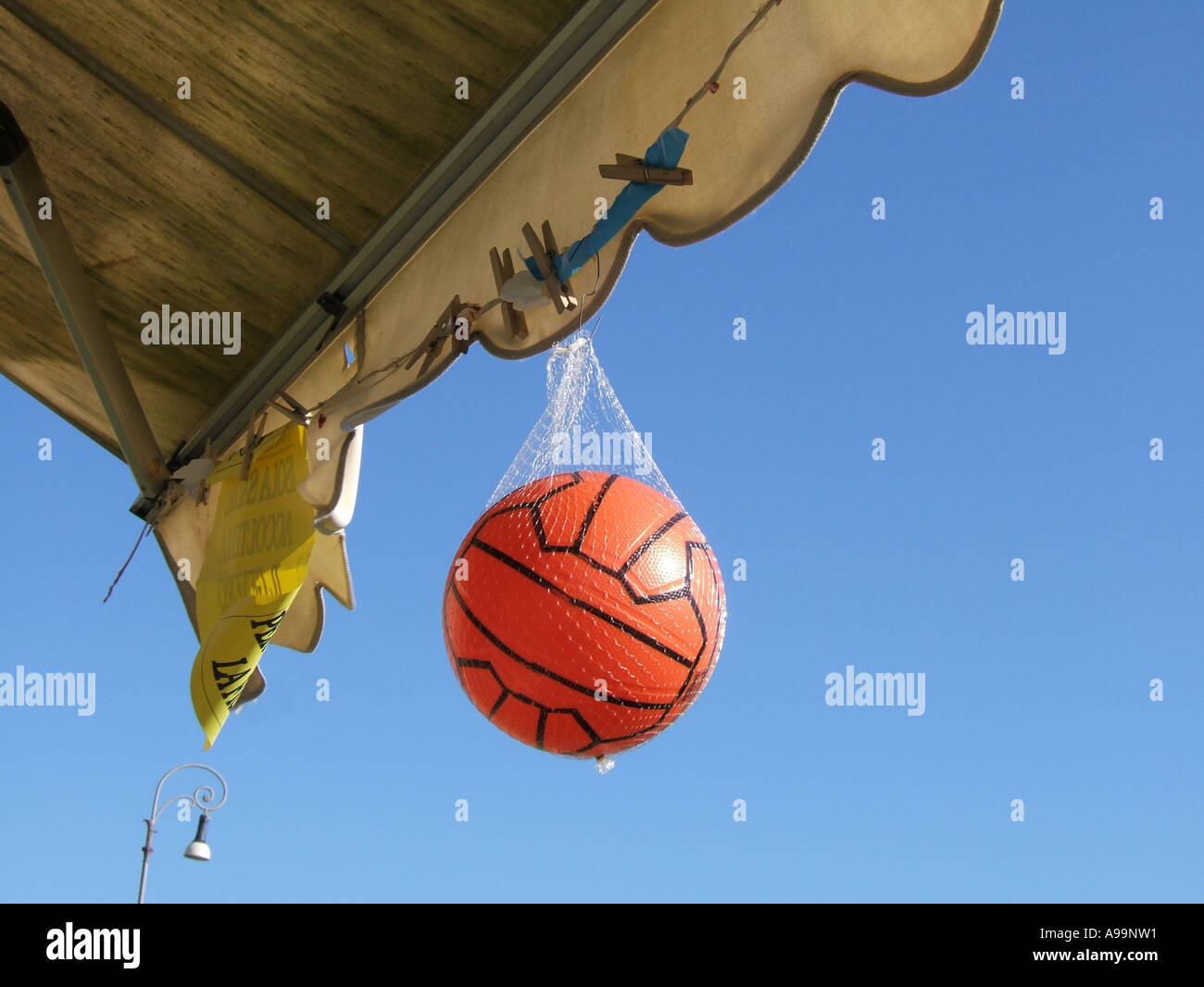 Hanging soccer net hi-res stock photography and images - Alamy