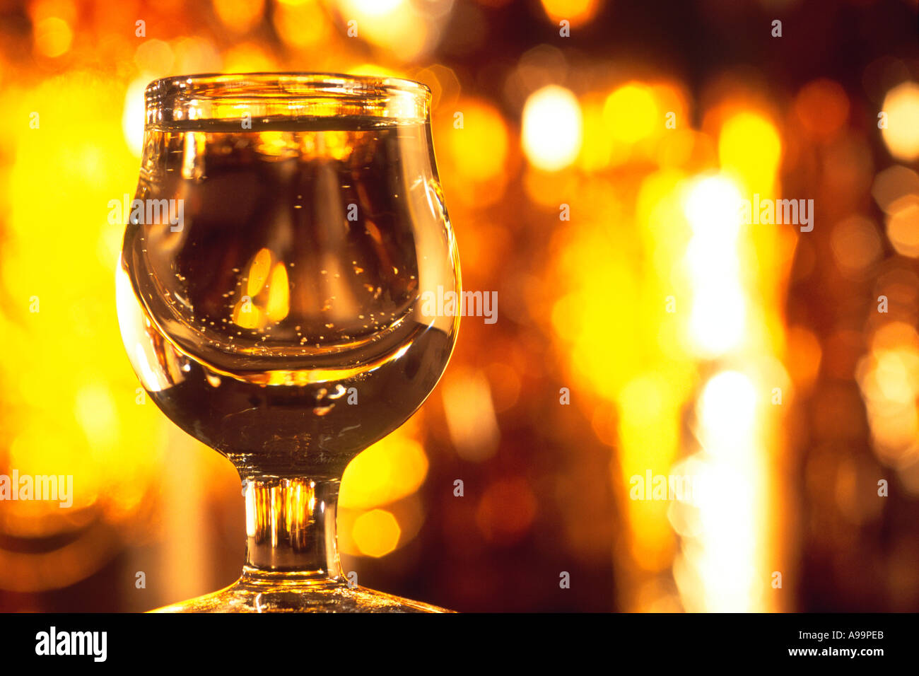 Glass of alcohol Stock Photo - Alamy