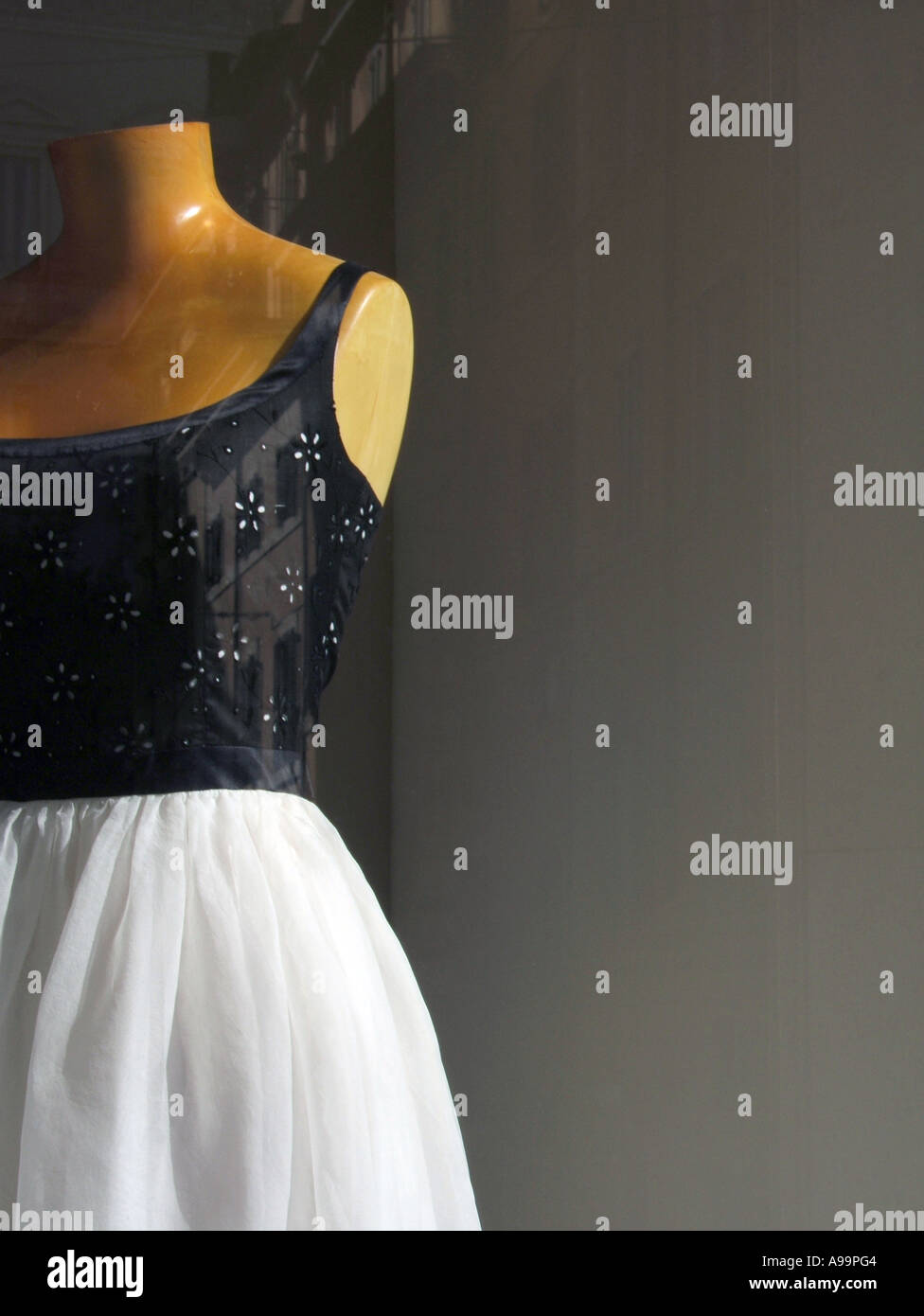 dress in window Stock Photo - Alamy