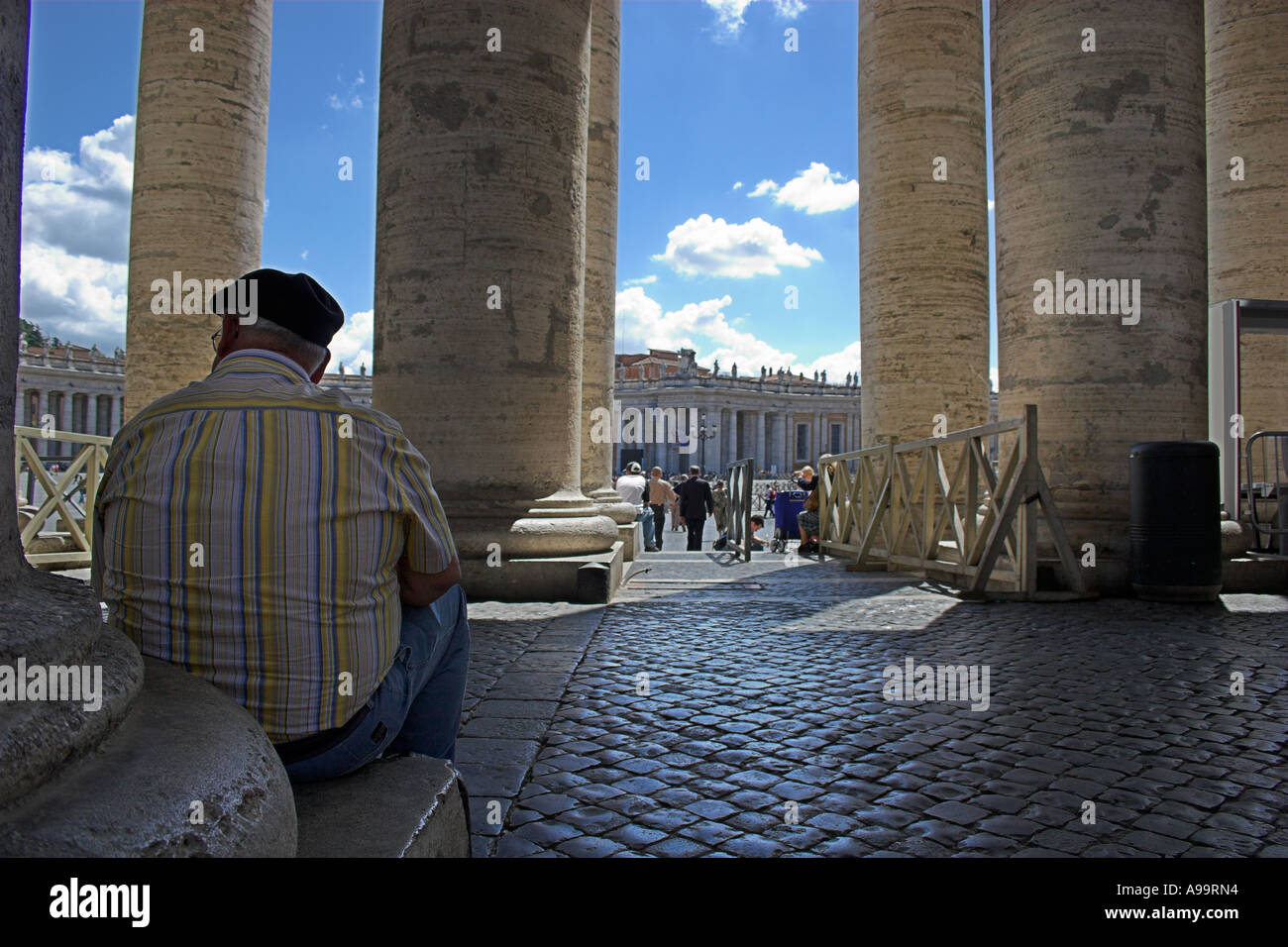 St. Peter Vatican Rome angelus Stock Photo - Alamy