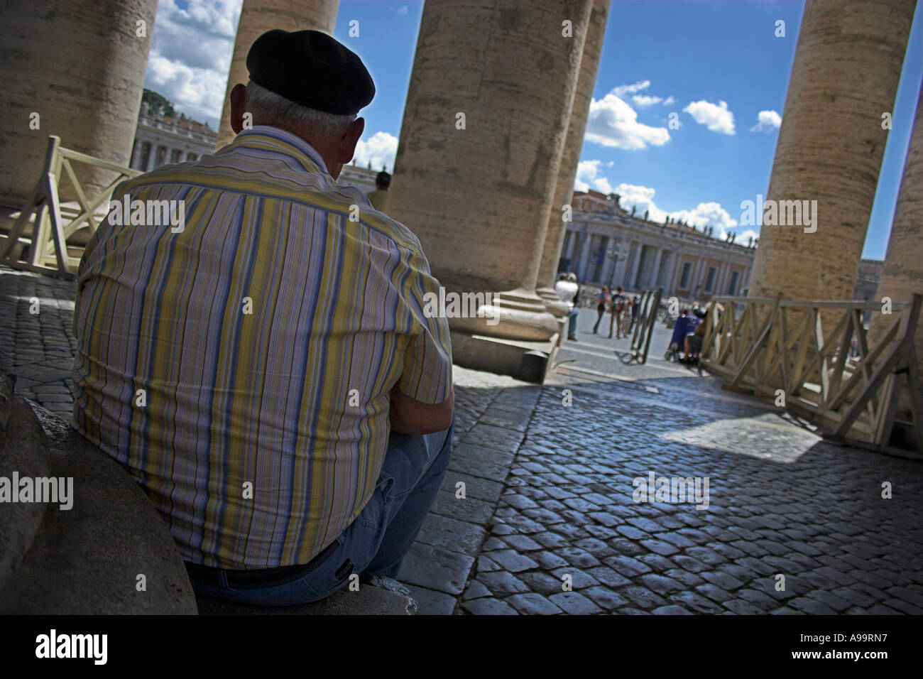 St. Peter Vatican Rome angelus Stock Photo - Alamy
