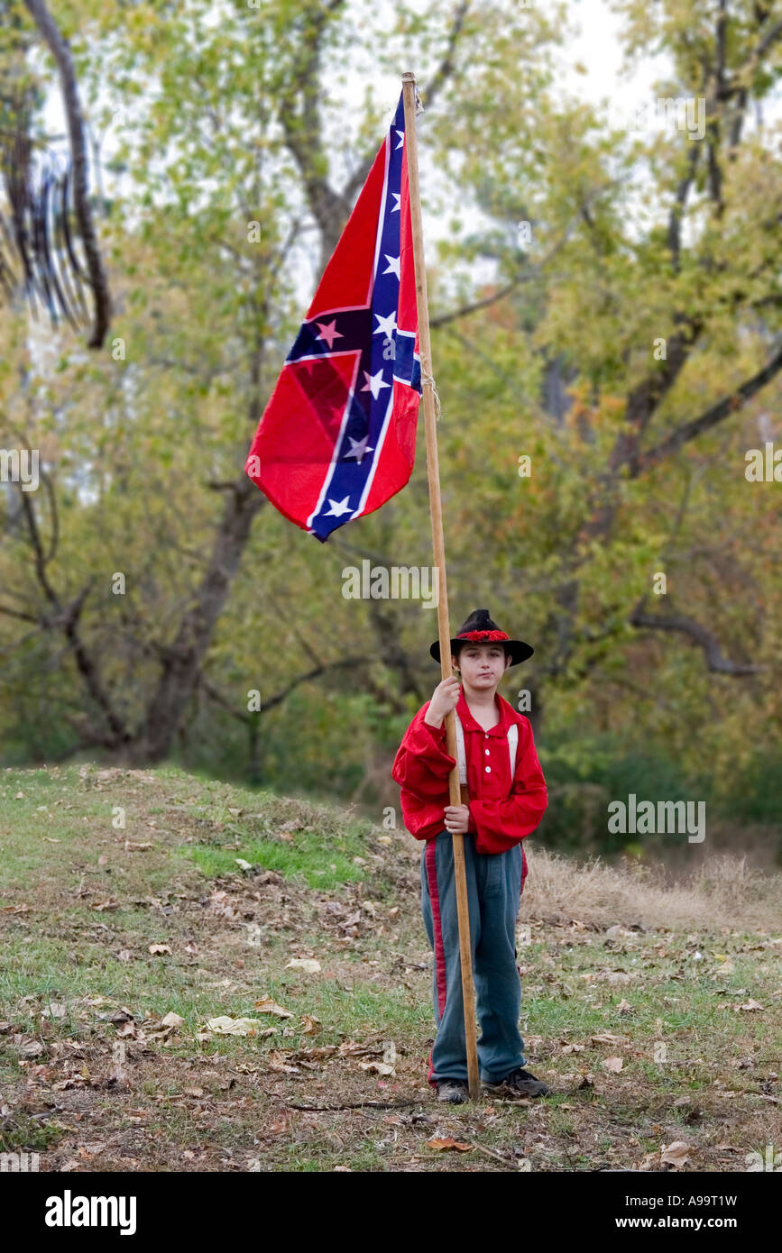 Civil war flag vintage hi-res stock photography and images - Alamy