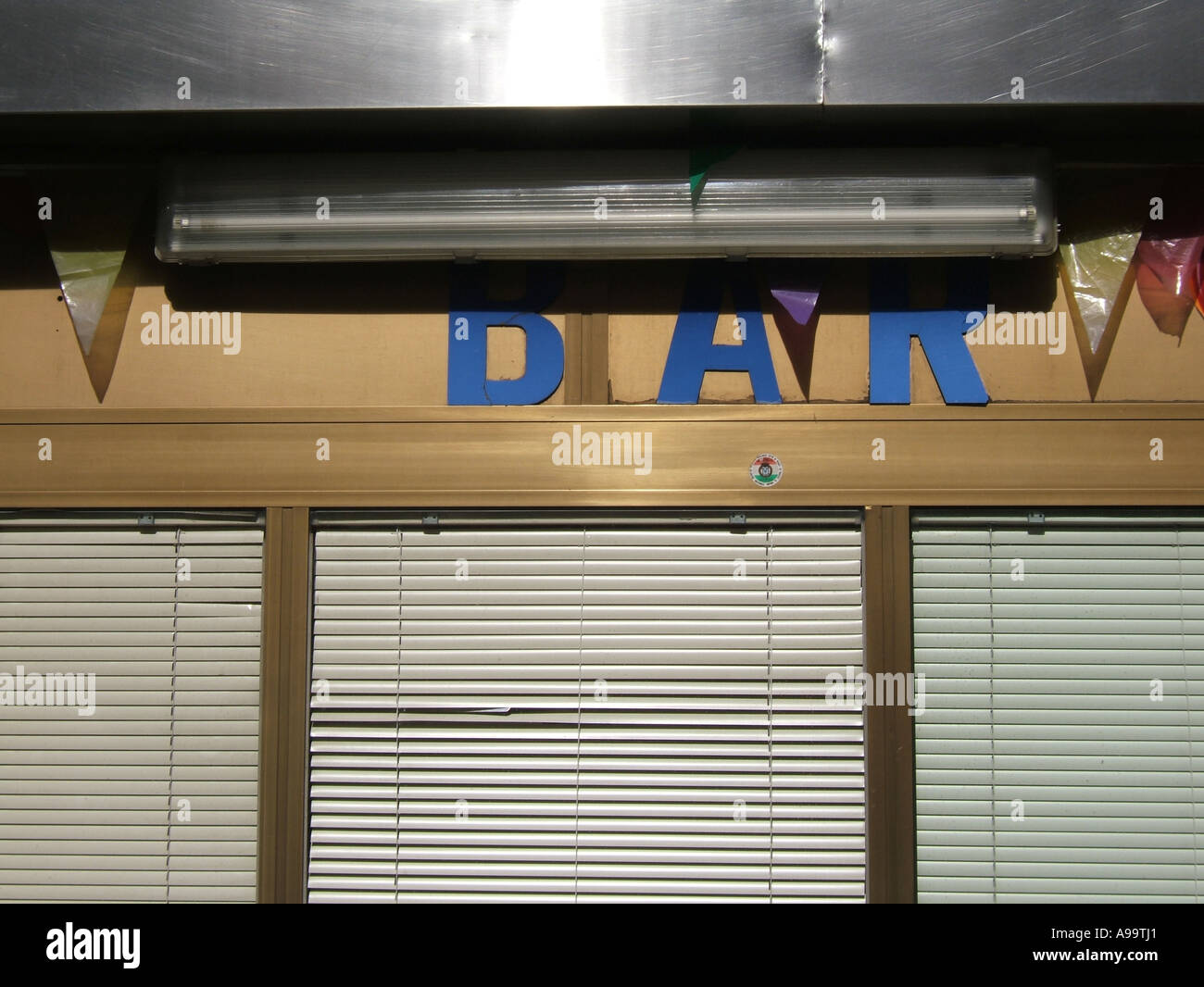 closed bar front Stock Photo - Alamy