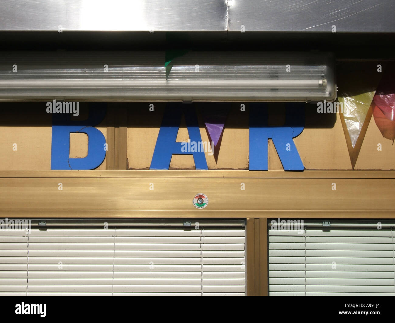 closed bar front Stock Photo - Alamy