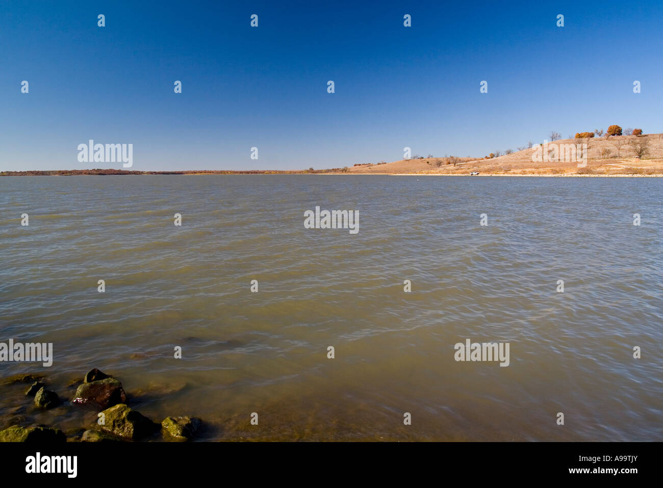 Oklahoma OK USA Lake Hulah at Wah Sha She state park Stock Photo - Alamy