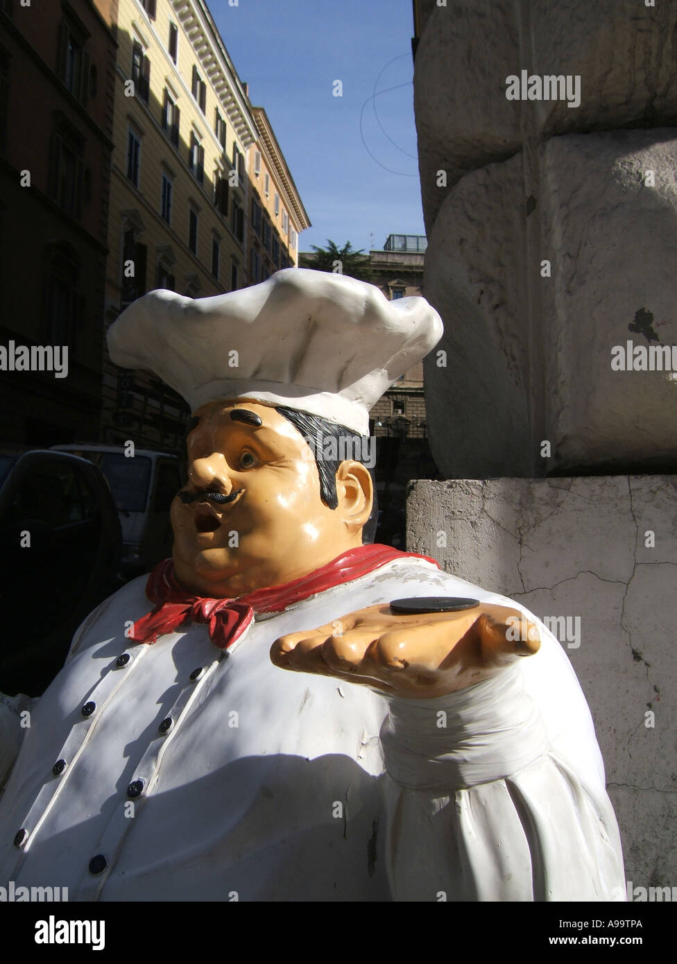model chef in rome Stock Photo - Alamy