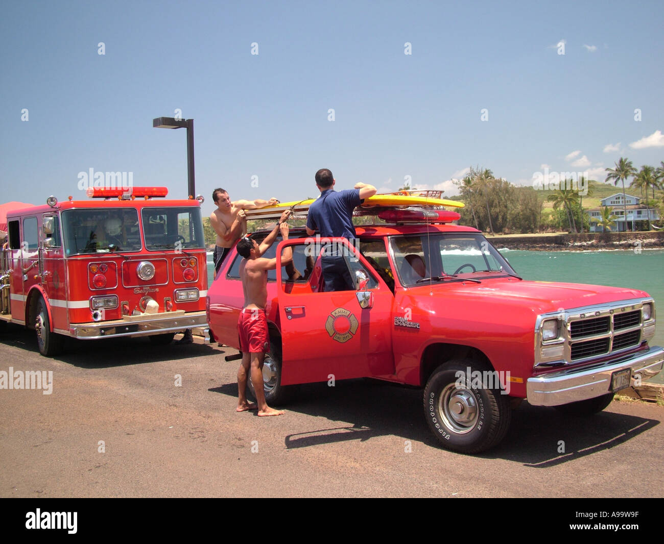 Hawaii fire department hi-res stock photography and images - Alamy