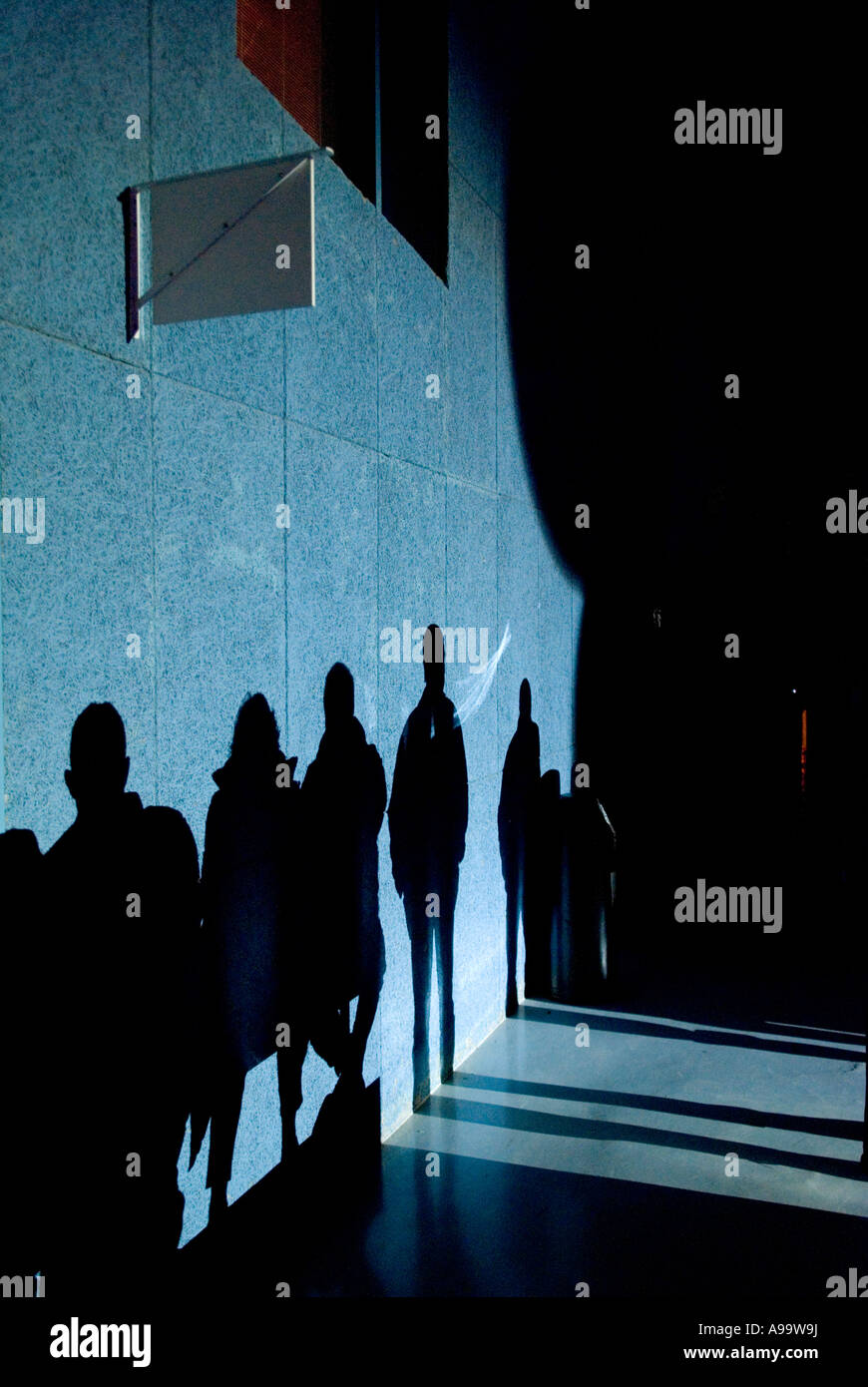 Shadows silhouettes silhouette people atmospheric hi-res stock ...