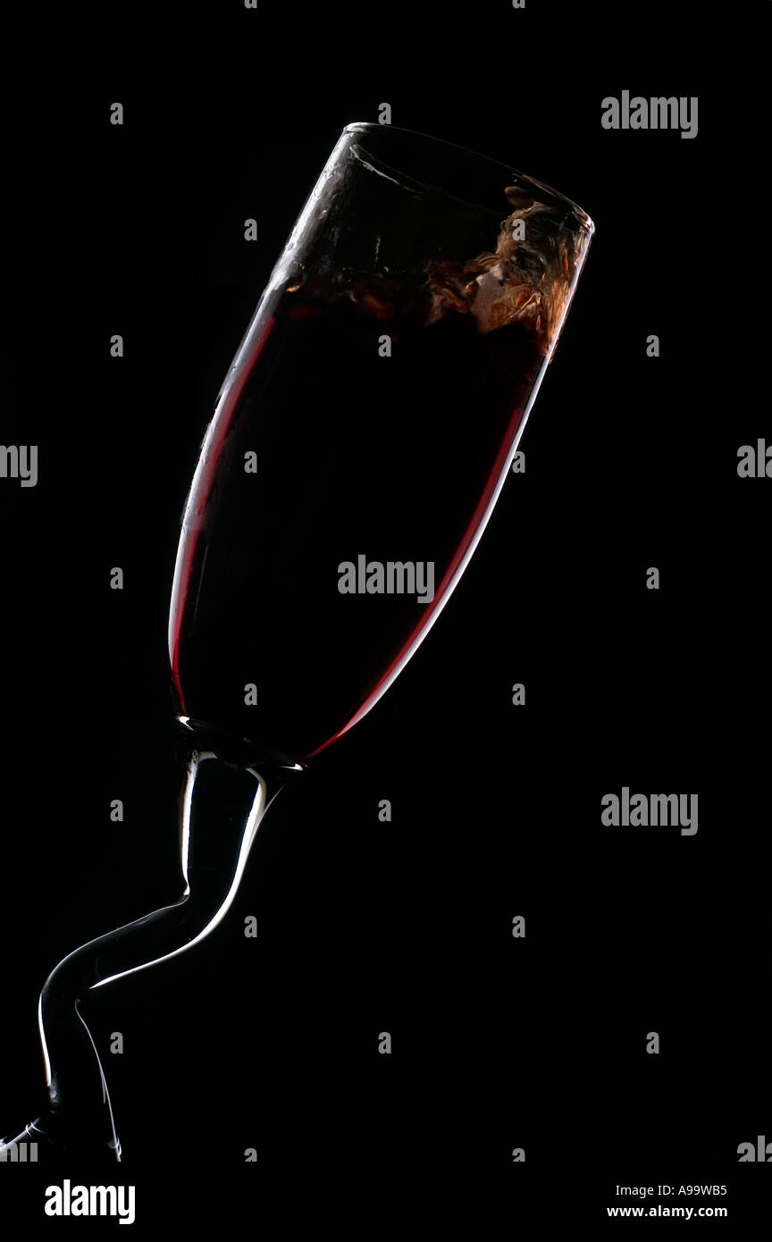 red wine spilling Stock Photo - Alamy