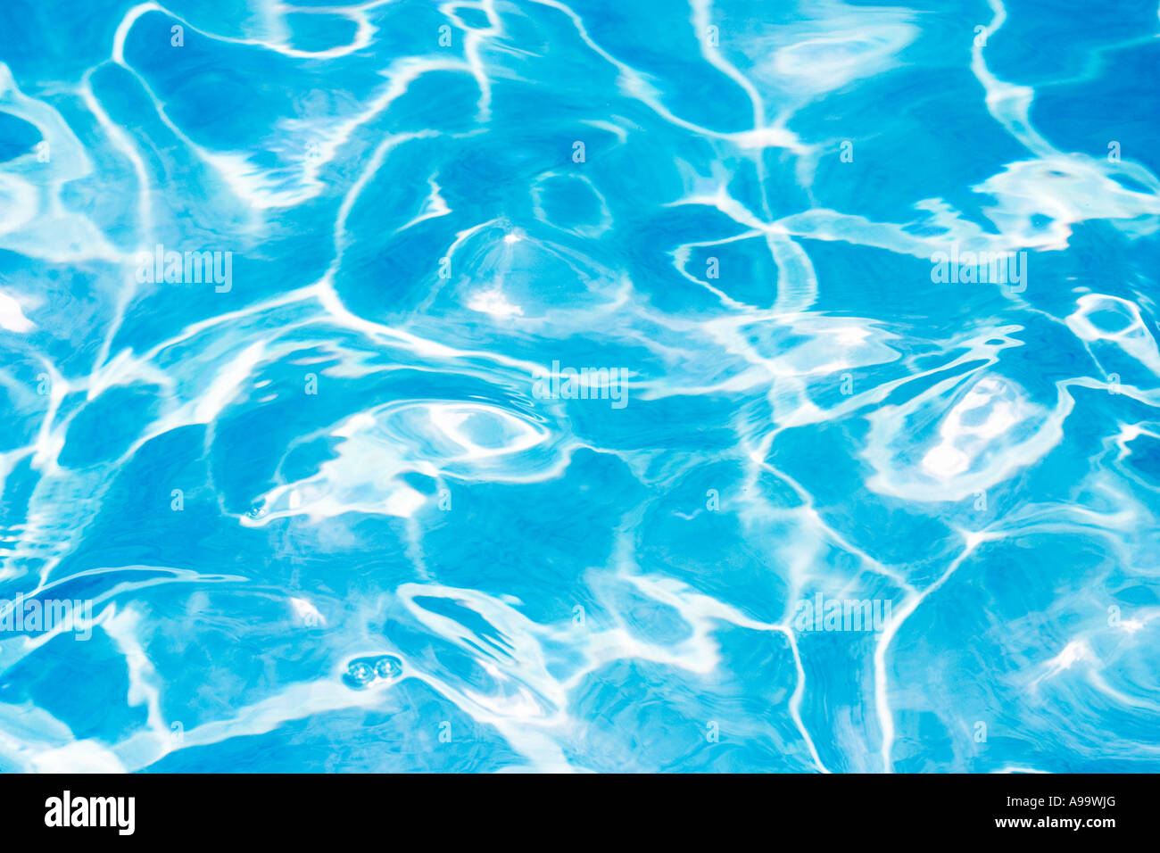 Light reflecting off rippled water surface Stock Photo - Alamy