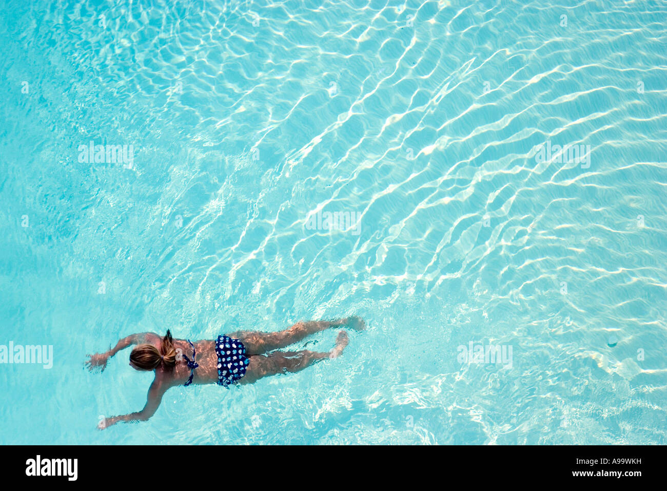 Female swimmer aerial hi-res stock photography and images - Alamy