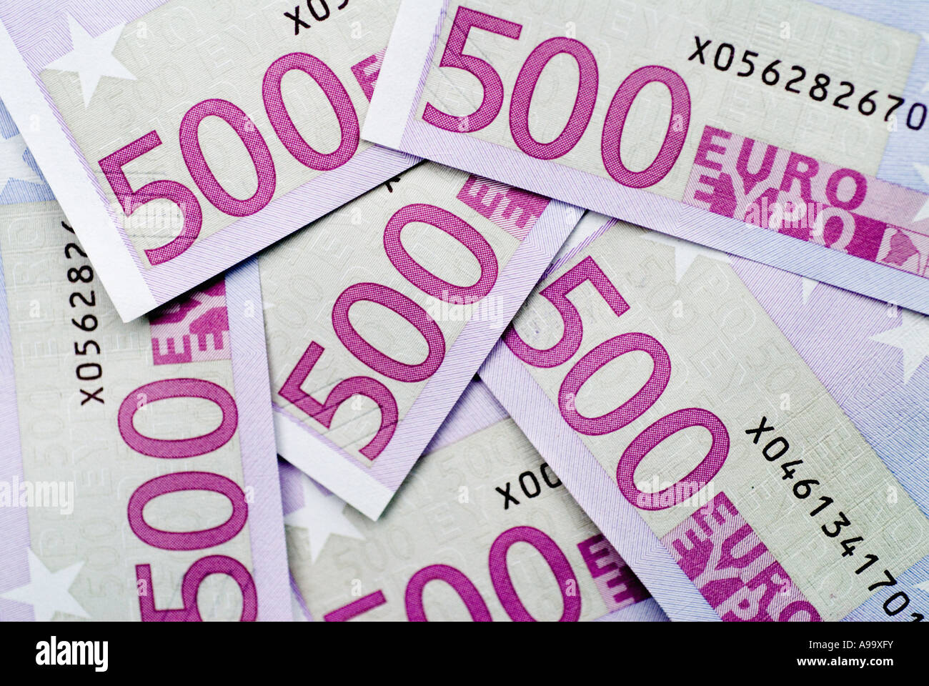 500 Euro Banknotes Stock Photo - Alamy