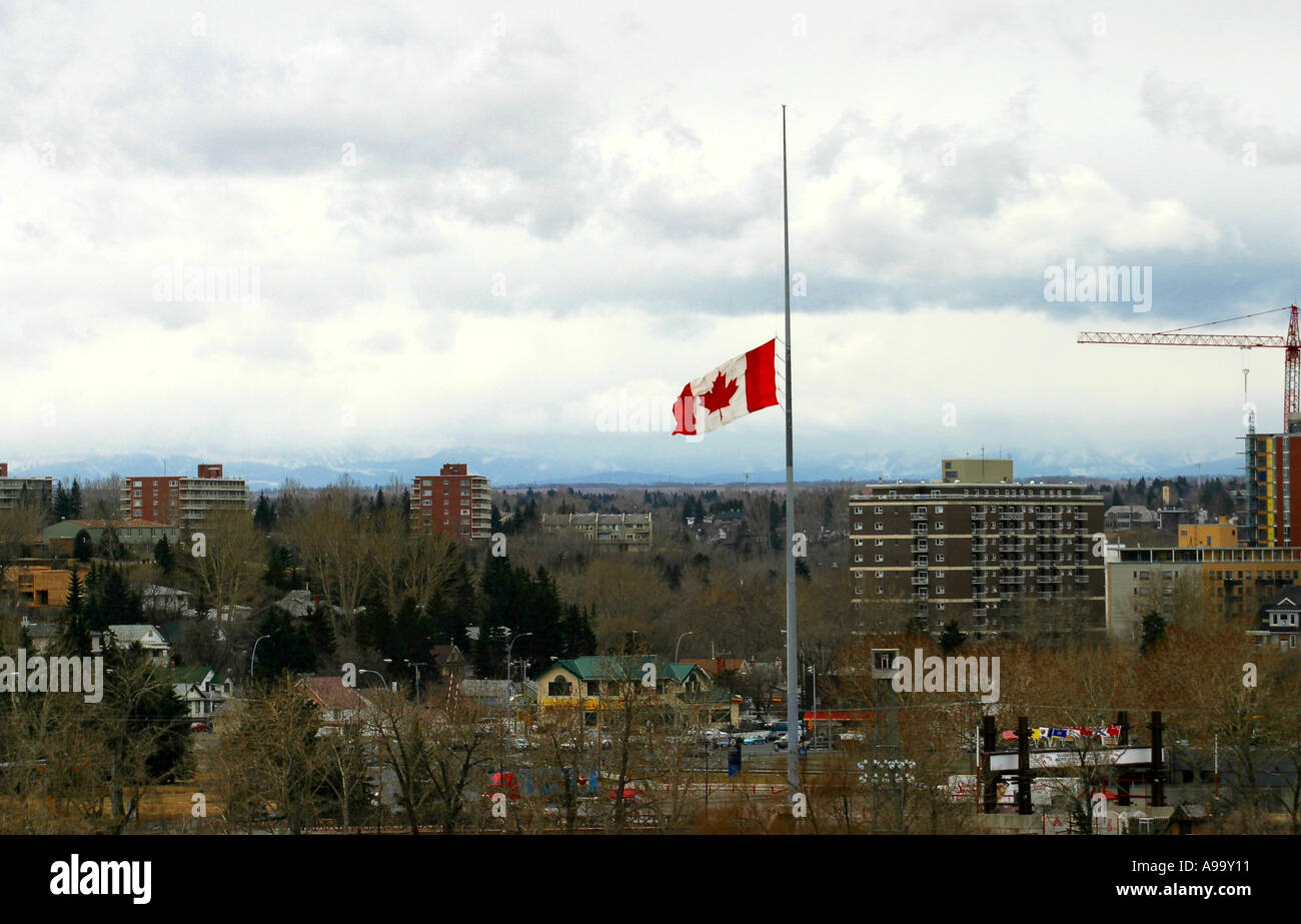 Flag of the County of Canada the Maple Leaf Stock Photo - Alamy