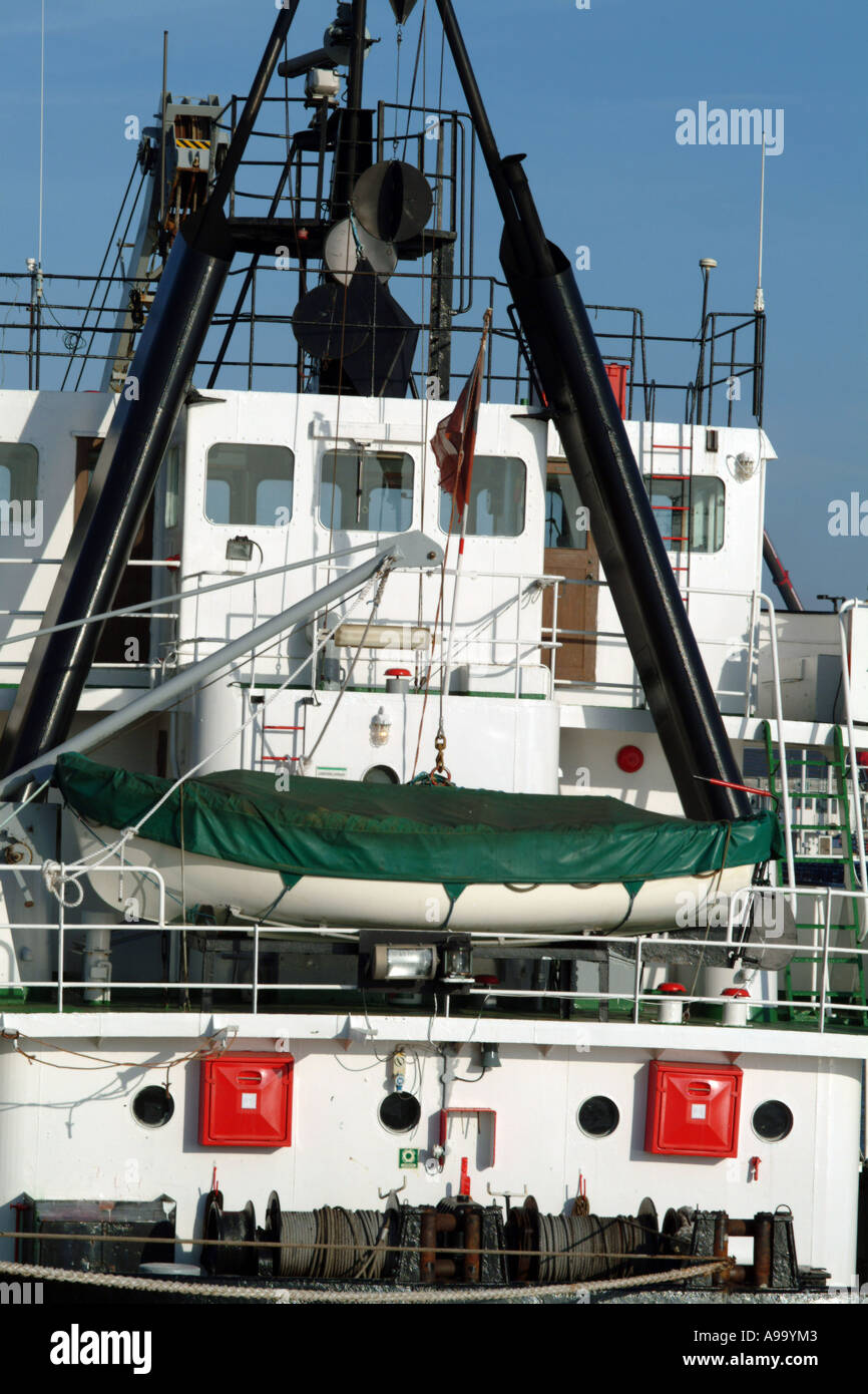 Bridge of docked ship Stock Photo - Alamy