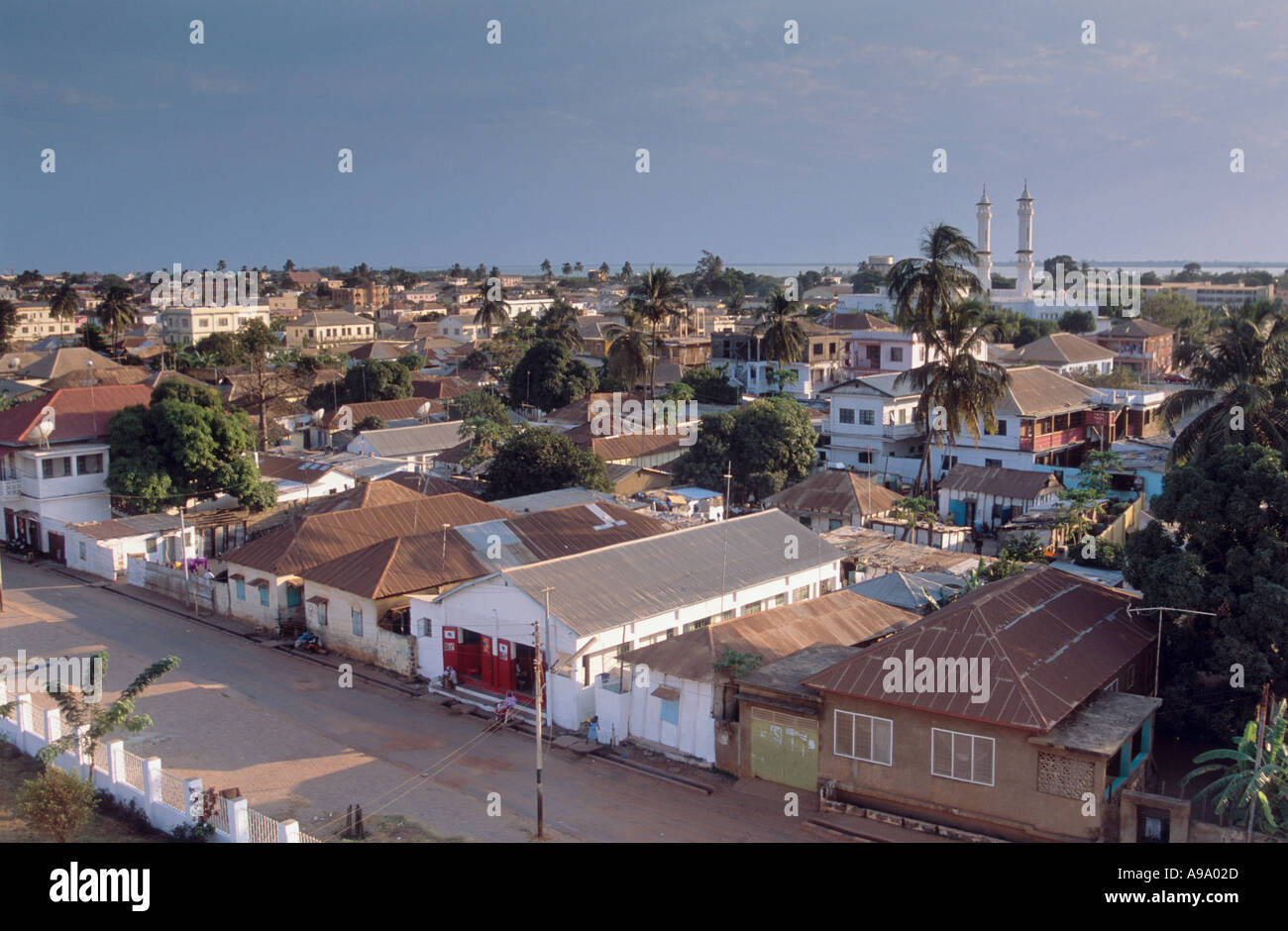 View of Banjul from Arch 22 The Gambia West Africa Stock Photo - Alamy