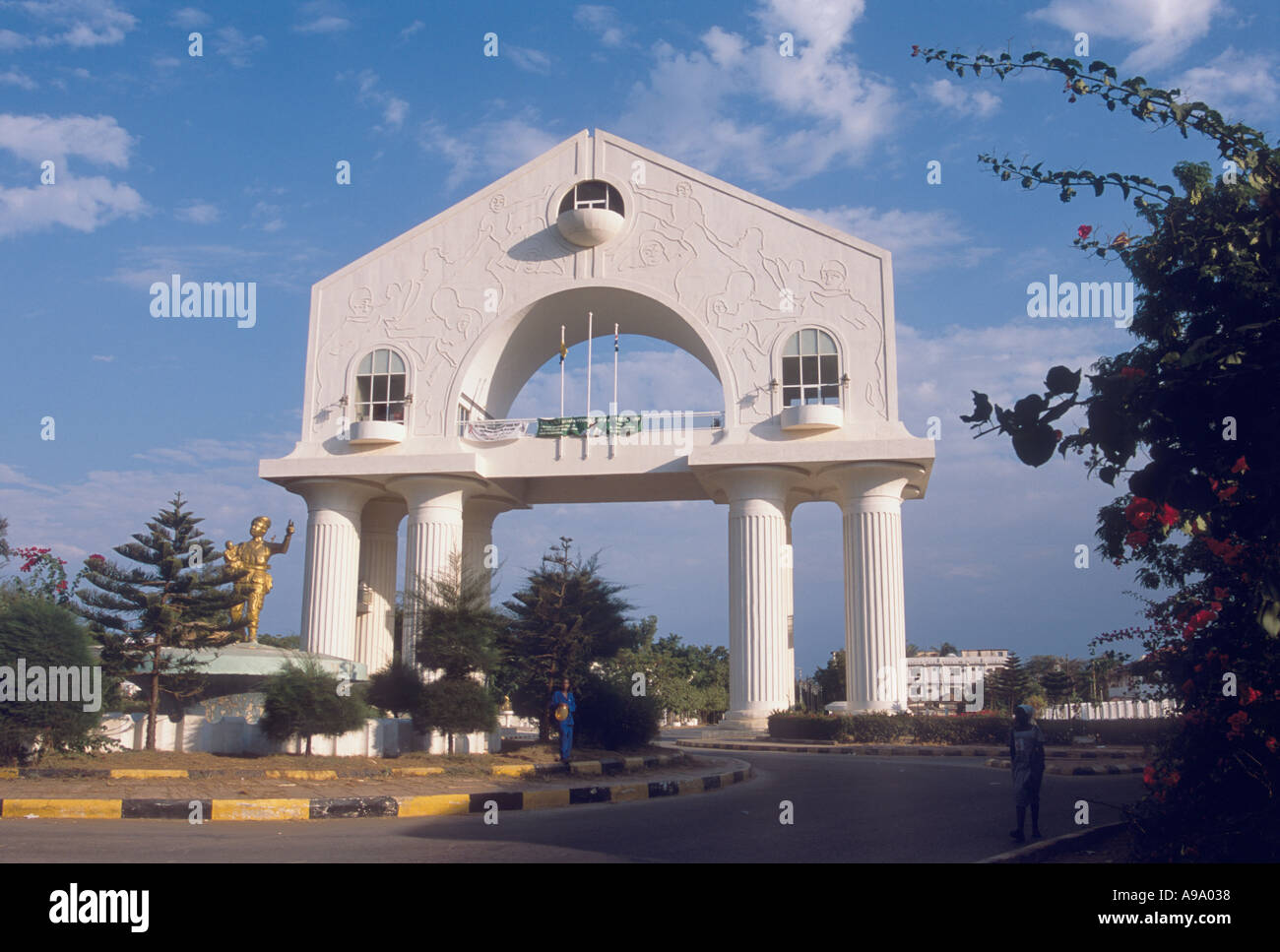 Arch 22 on Independence Drive Banjul The Gambia West Africa Stock Photo ...