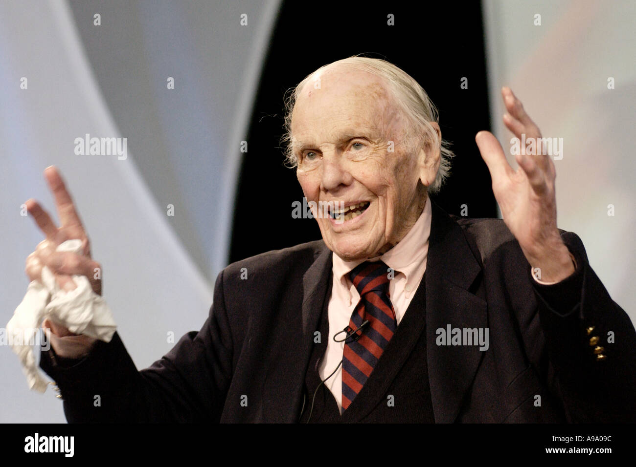 Lord Bill Deedes former editor of The Daily Telegraph newspaper ...