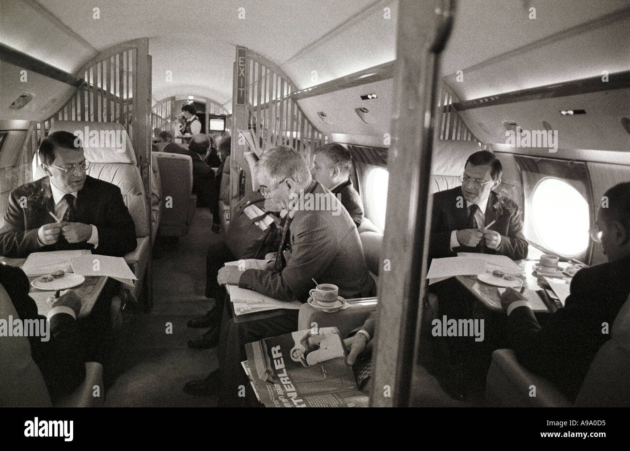 ATA Presidential Plane, Economy Minister Gunes Taner Zekeriya Temizel ...