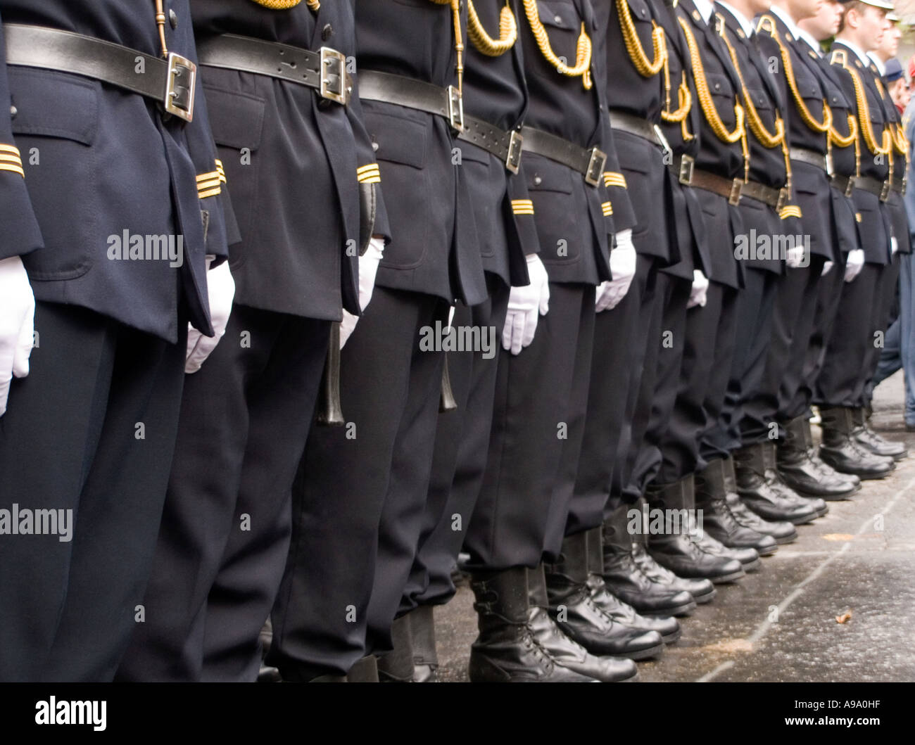 Men in paramilitary uniforms hi-res stock photography and images - Alamy