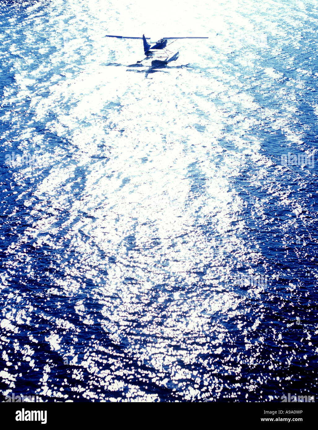 FLOAT PLANE LONG LAKE ADIRONDACK PARK NEW YORK STATE USA Stock Photo ...