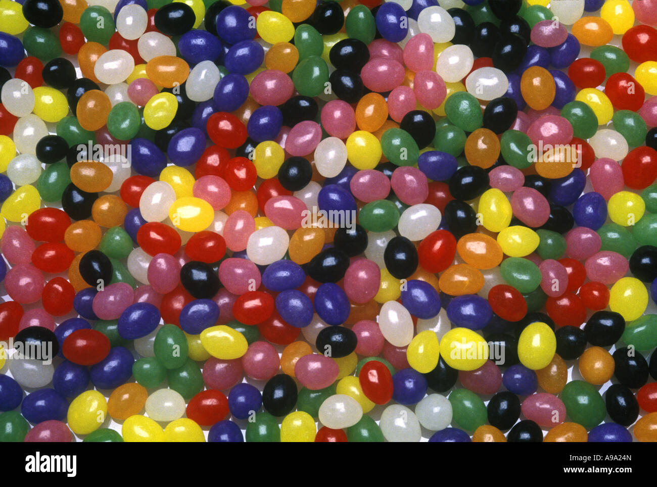 MULTI COLORED JELLY BEANS Stock Photo - Alamy