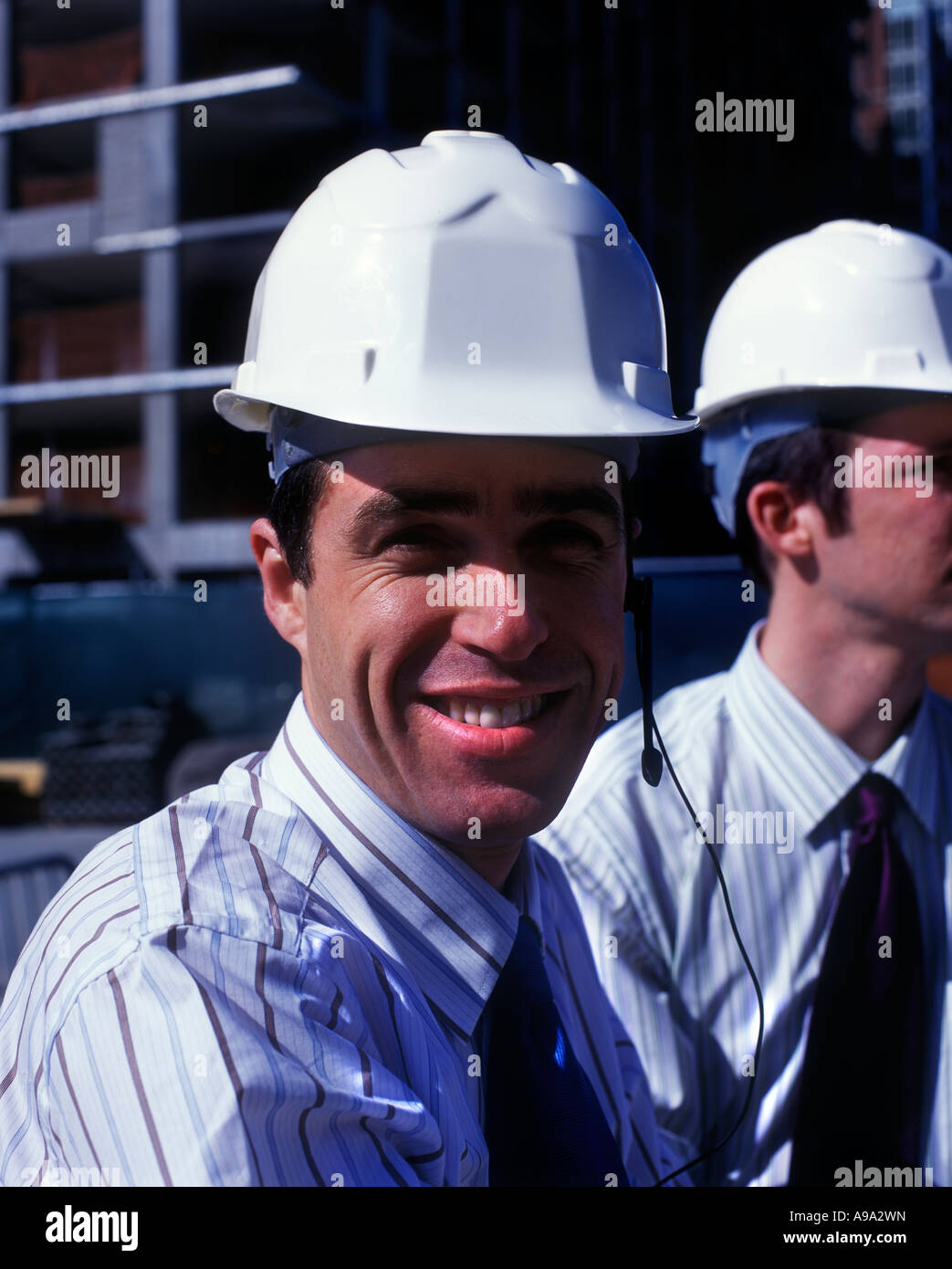 PORTRAIT OF CONSTRUCTION MANAGER AT BUILDING SITE Stock Photo - Alamy