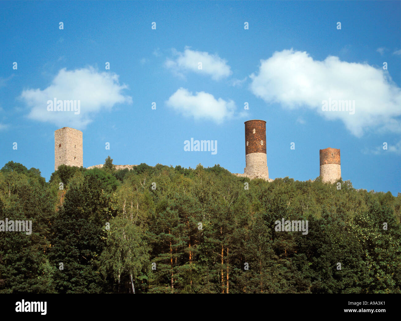 Checiny Castle of Poland Stock Photo - Alamy