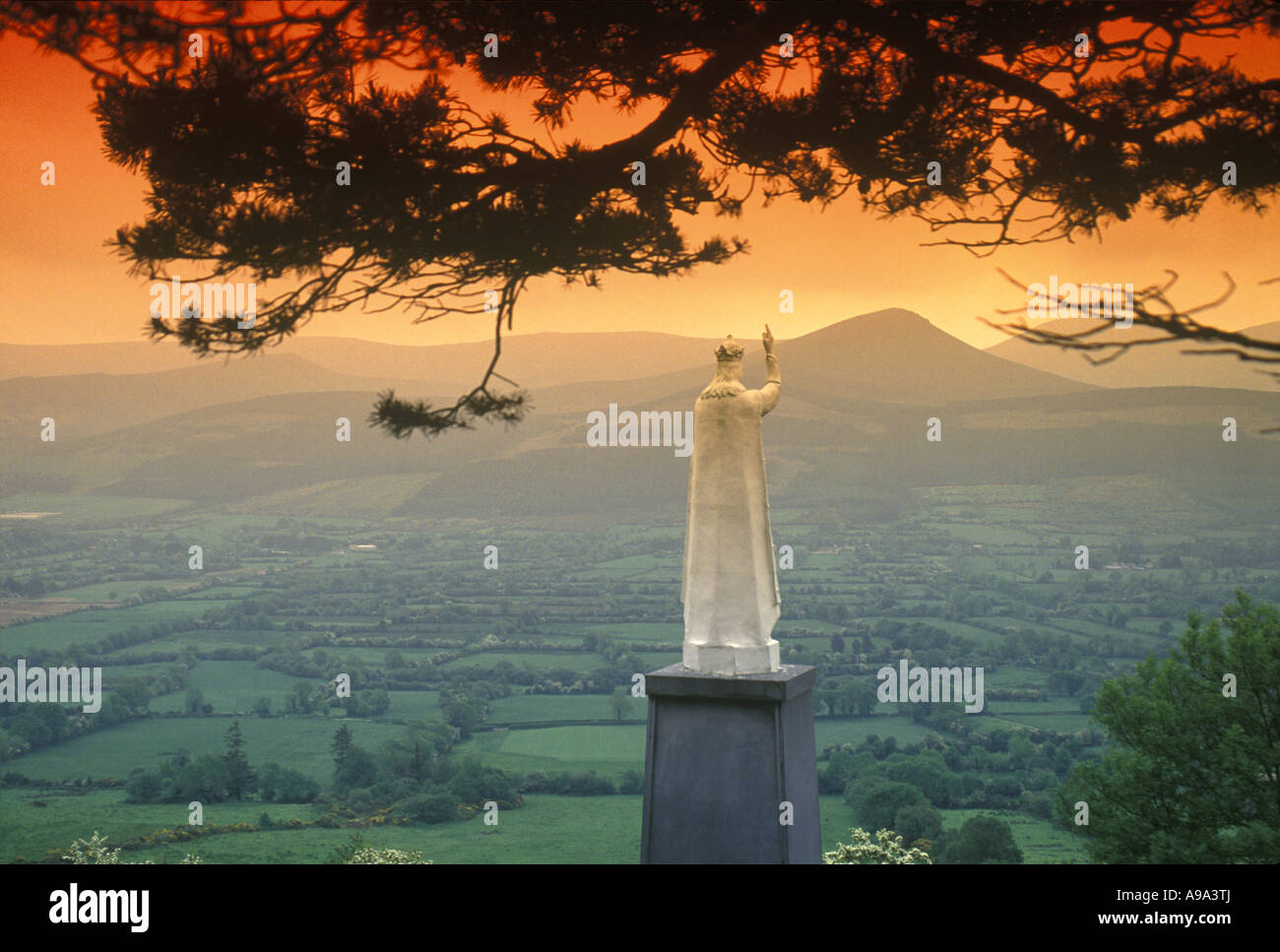 STATUE OF CHRIST THE KING GLEN OF AHERLOW COUNTY TIPPERRARY IRELAND ...